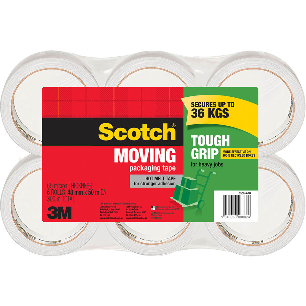 SCOTCH Pack of g Tape 3500-6-AU Pack of 6 – Totally Tech